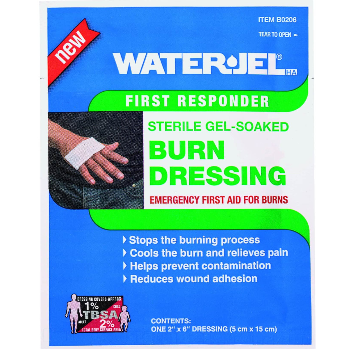 Water-Jel Burn Dressing 2″ X 6″